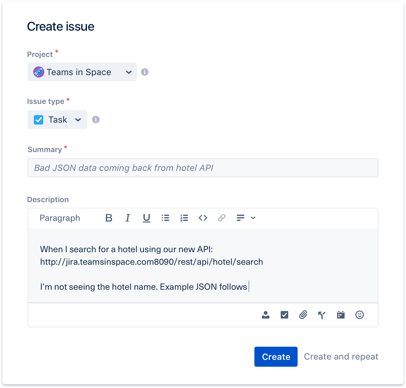 Bug Report Template Jira Printable Templates